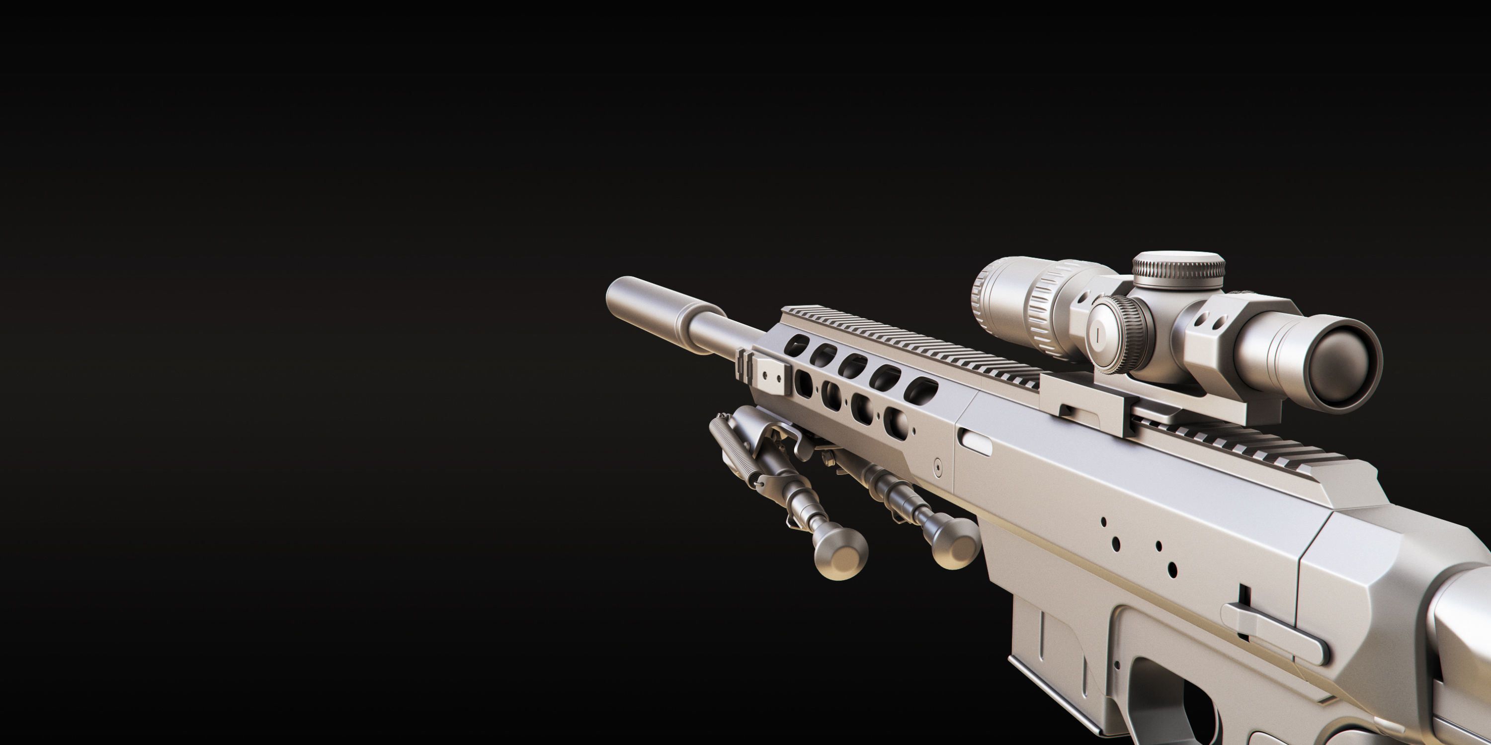 Tac 21 Sniper Rifle 3D model | CGTrader