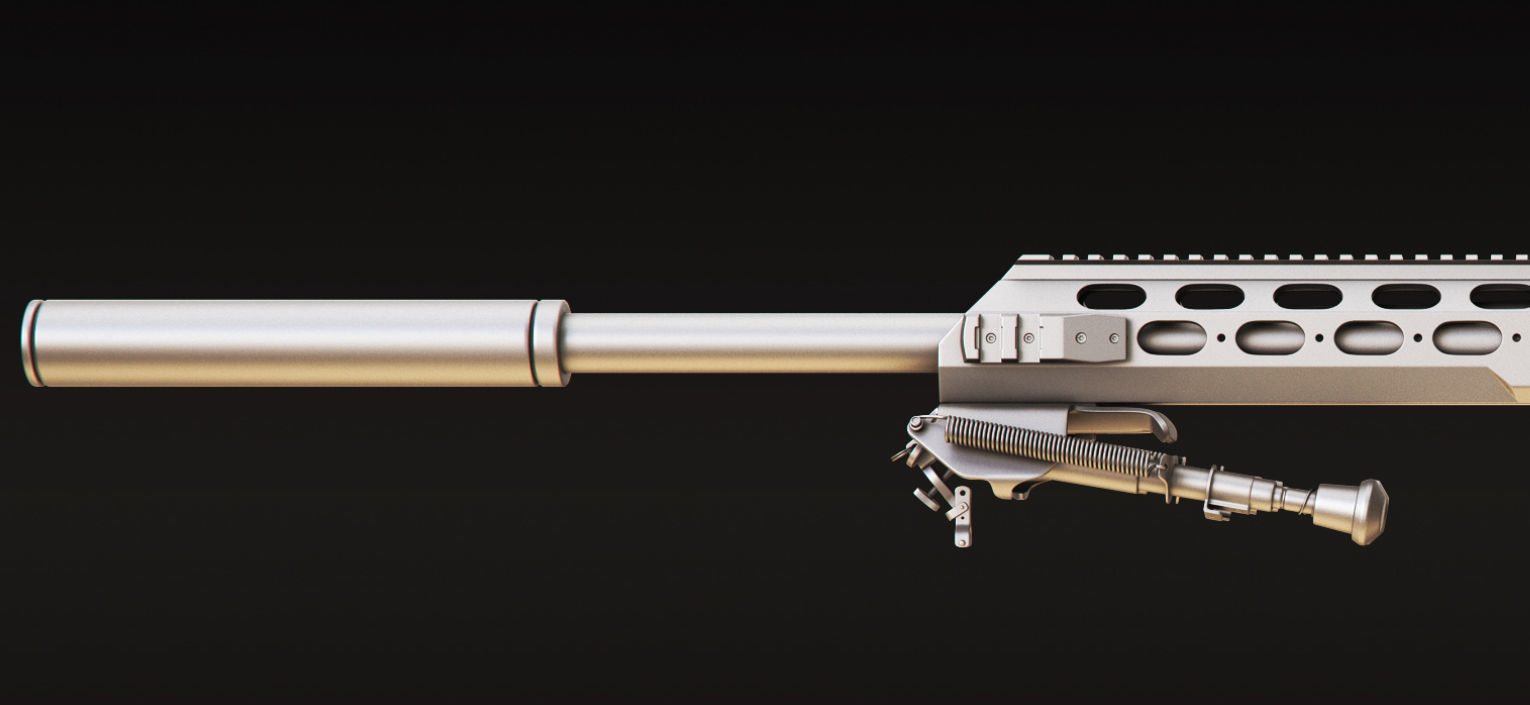 Tac 21 Sniper Rifle 3D model | CGTrader