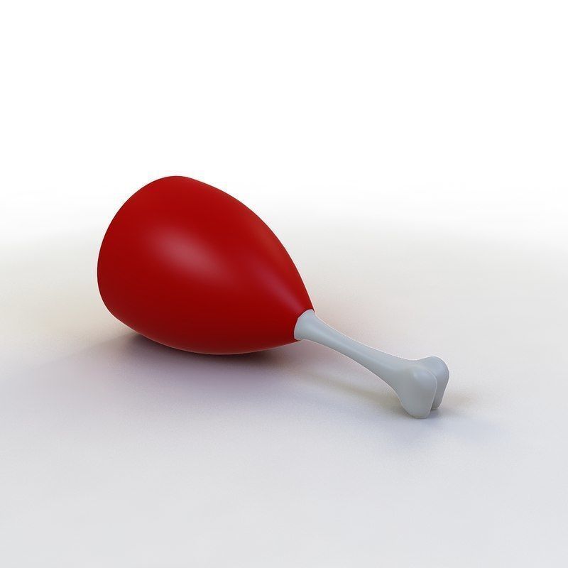 Cartoon Ham 3D model | CGTrader