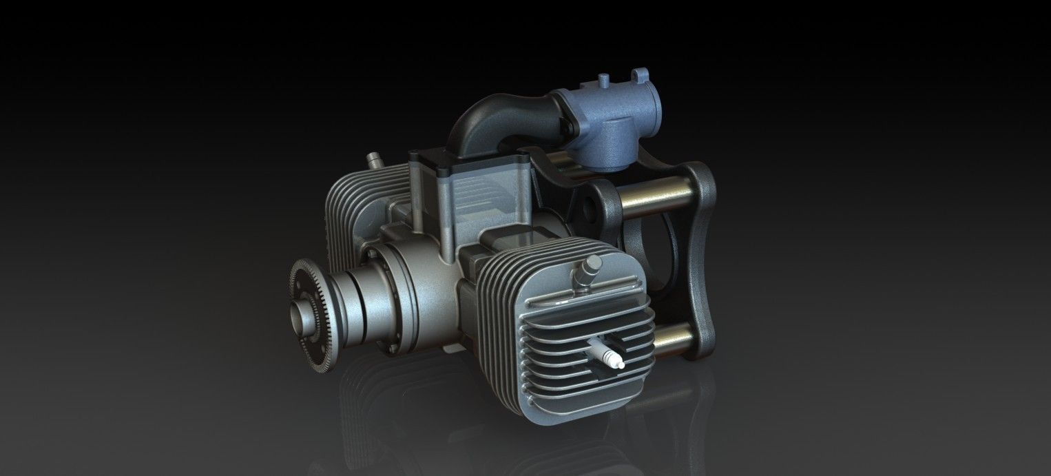 Engine 3W-342i-B2F free 3D model | CGTrader