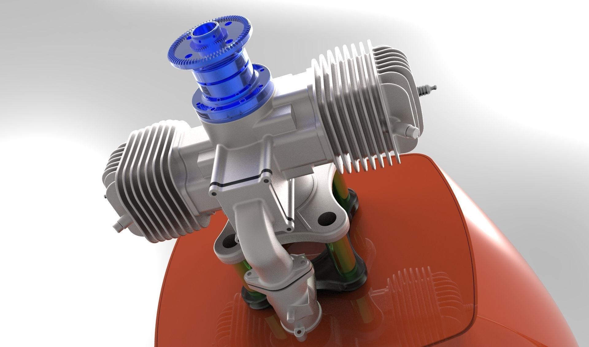 Engine 3W-342i-B2F free 3D model | CGTrader