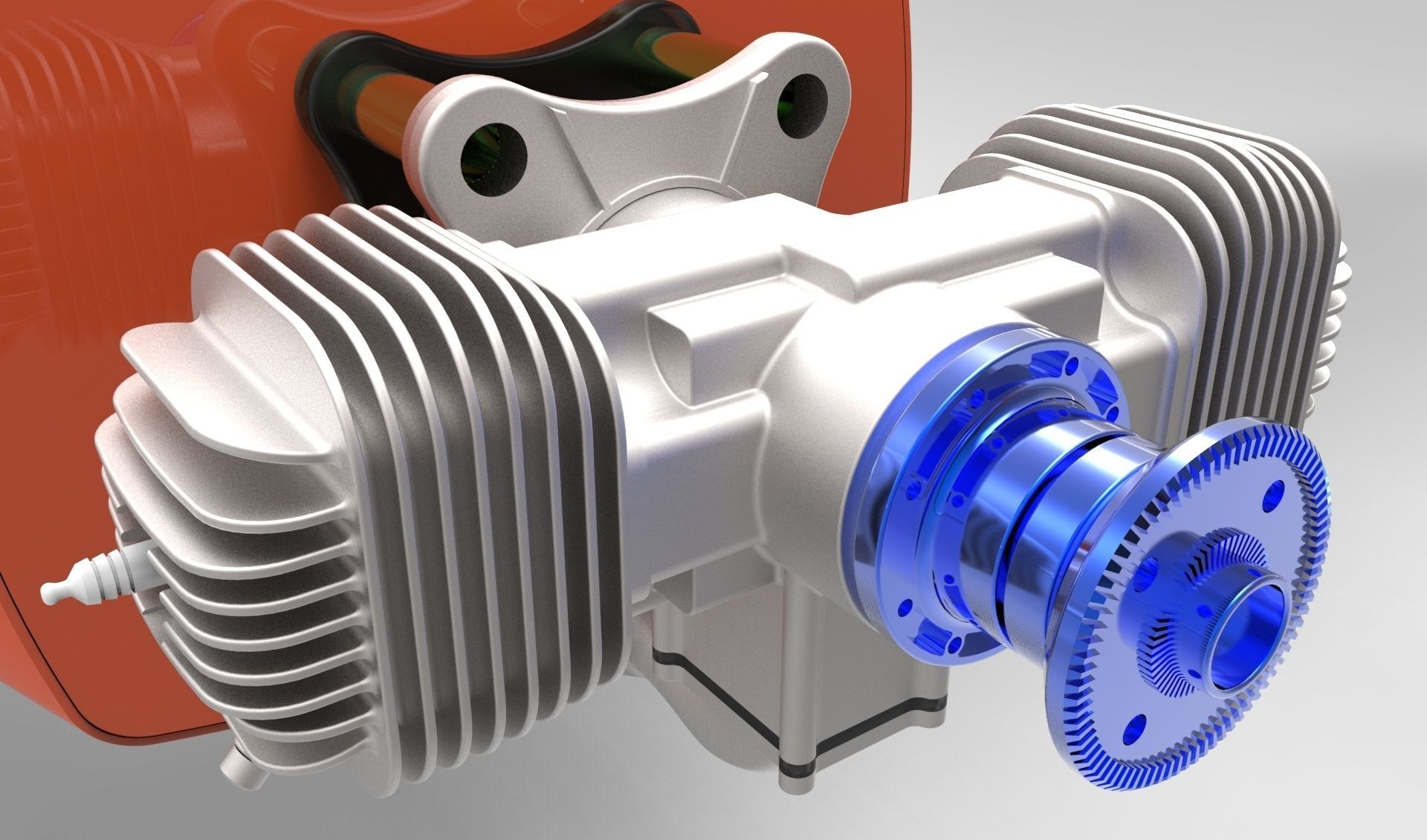 Engine 3W-342i-B2F free 3D model | CGTrader