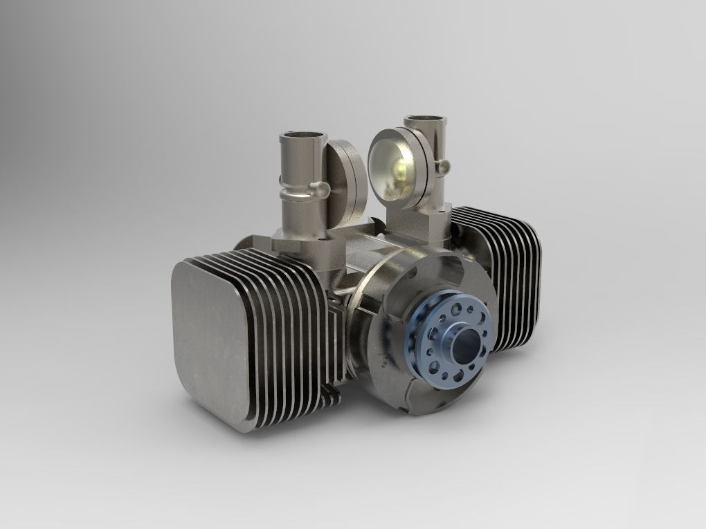 Limbach L 275E - 15 kW 20hp air cooled 2-cylinder engine free 3D model ...