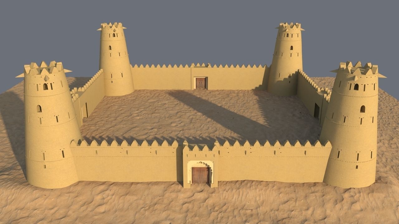 3D model Arab Fort VR / AR / low-poly | CGTrader