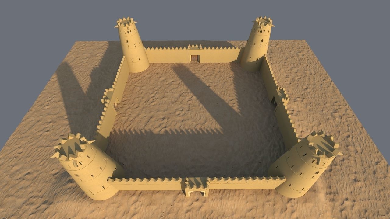 3D model Arab Fort VR / AR / low-poly | CGTrader