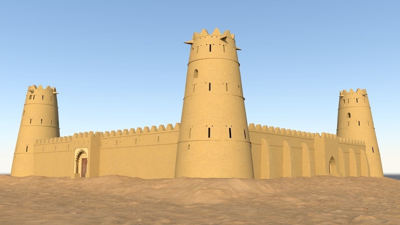 3D model Arab Fort VR / AR / low-poly | CGTrader