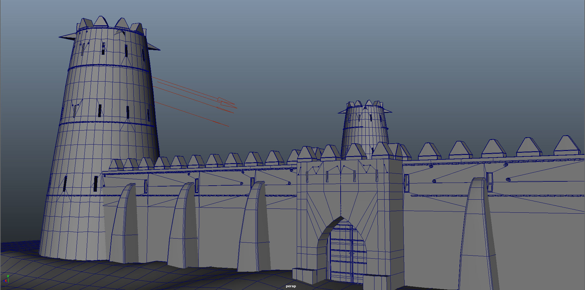 3D model Arab Fort VR / AR / low-poly | CGTrader