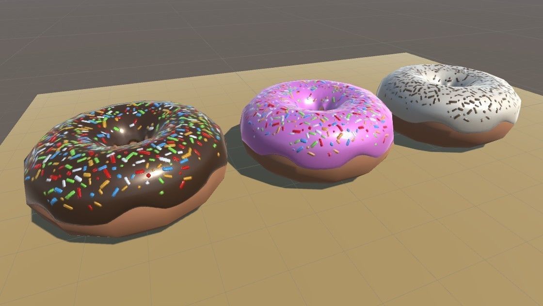 3D model Donut VR / AR / low-poly | CGTrader