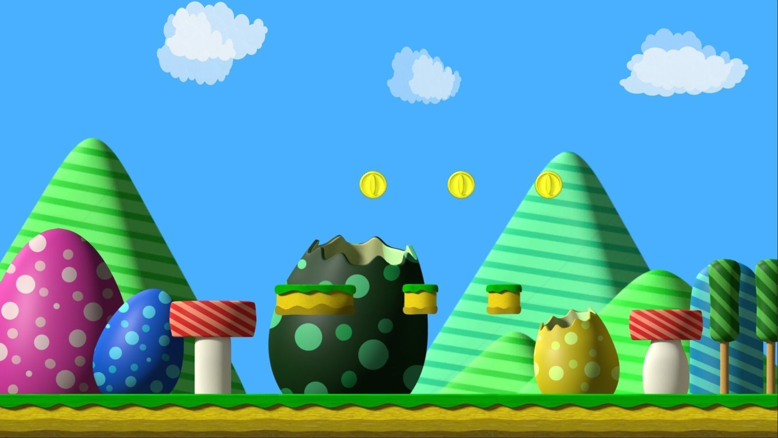 2D Platformer Sprites Texture | CGTrader