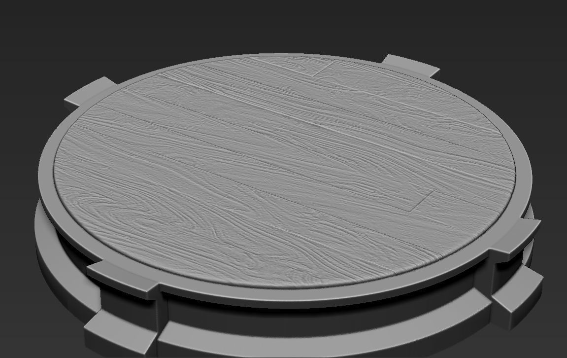 Decorative Wooden Base Stand for figurines 3D model 3D printable | CGTrader