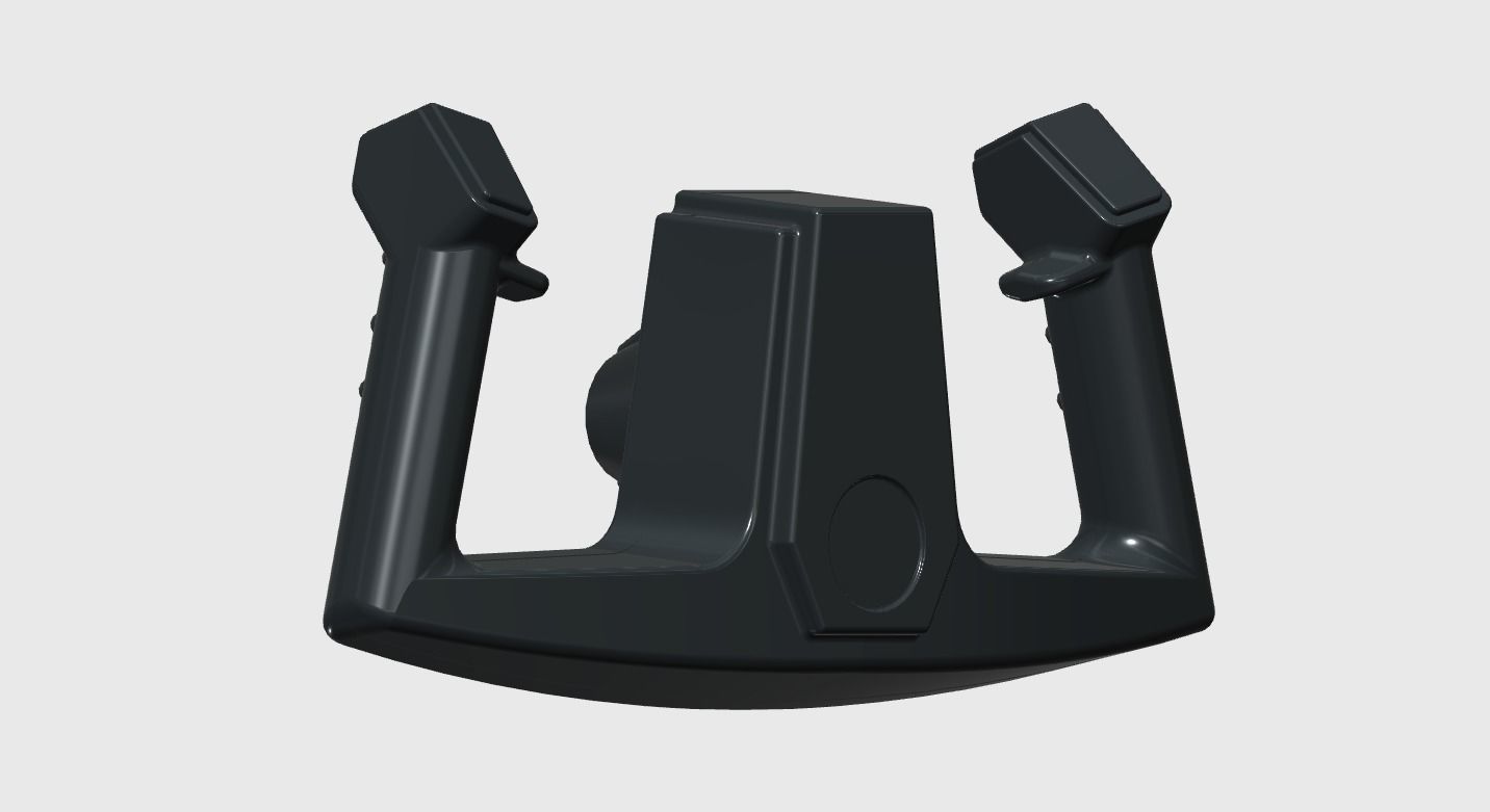 Aircraft control yoke for flight simulator 3D model 3D printable | CGTrader