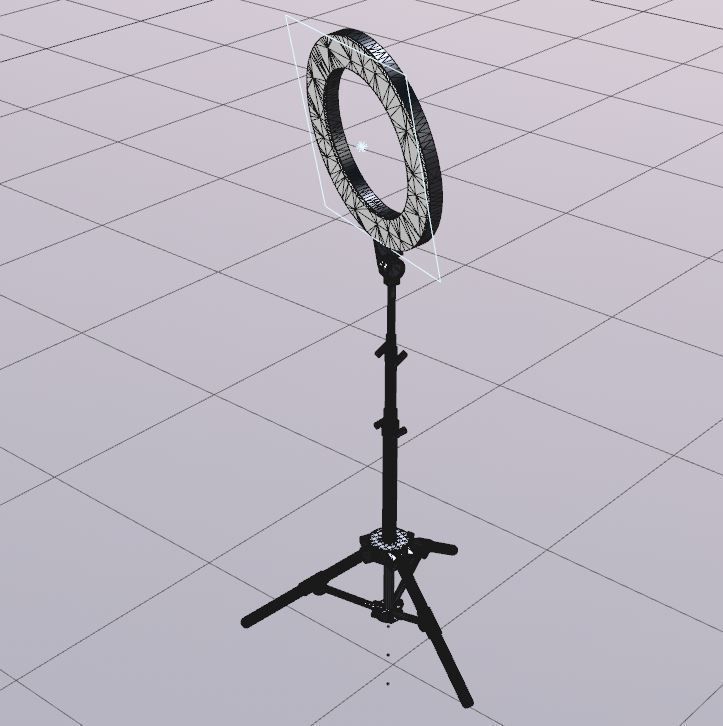 Ring light 3D model | CGTrader