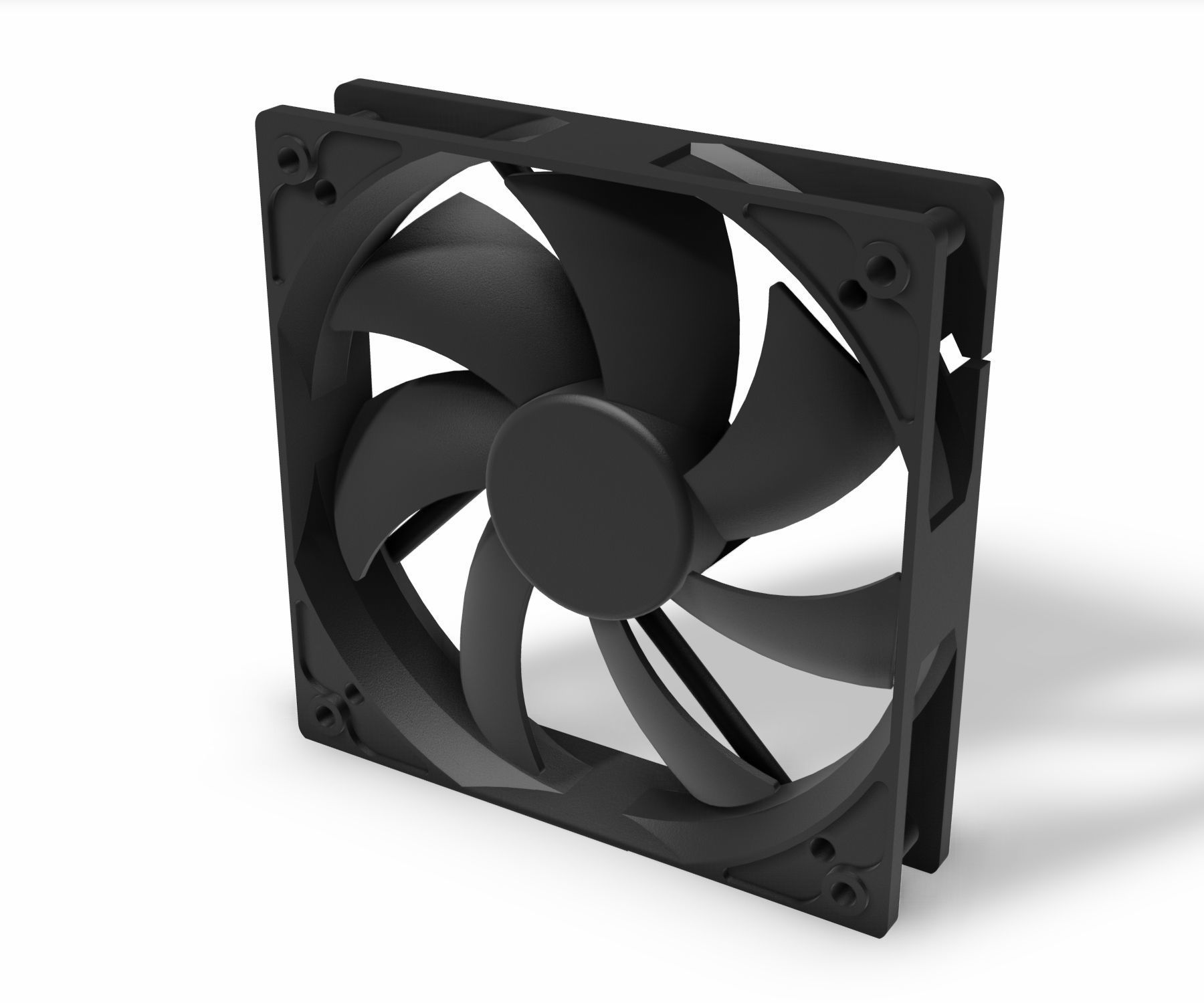 CPU FAN 120MM STANDARD 3D model 3D printable | CGTrader