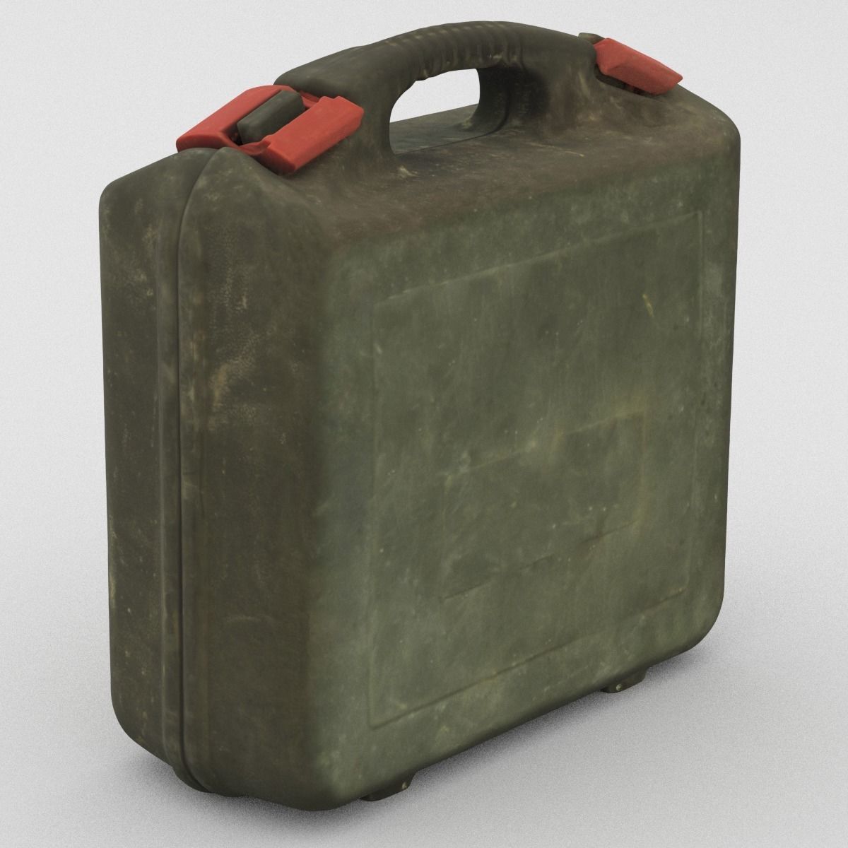 Suitcase High Poly military case - military case 3D model | CGTrader