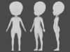 3D model Chibi human figure VR / AR / low-poly | CGTrader