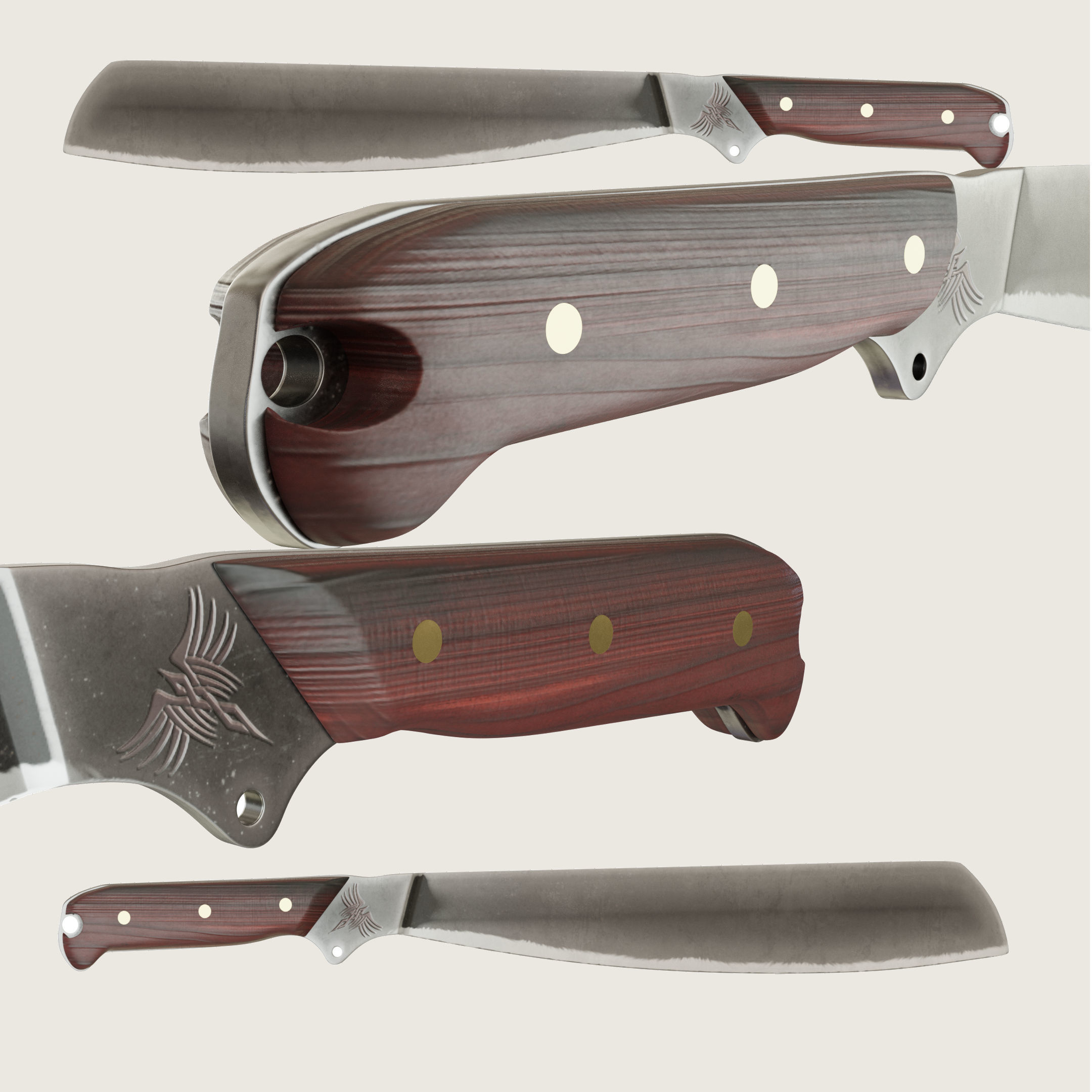 Classic Machete 3D model | CGTrader