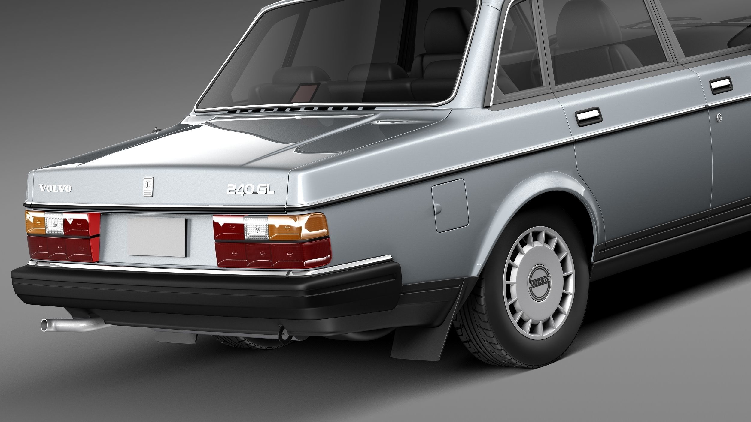 Volvo 240 sedan 1993 3D model | CGTrader