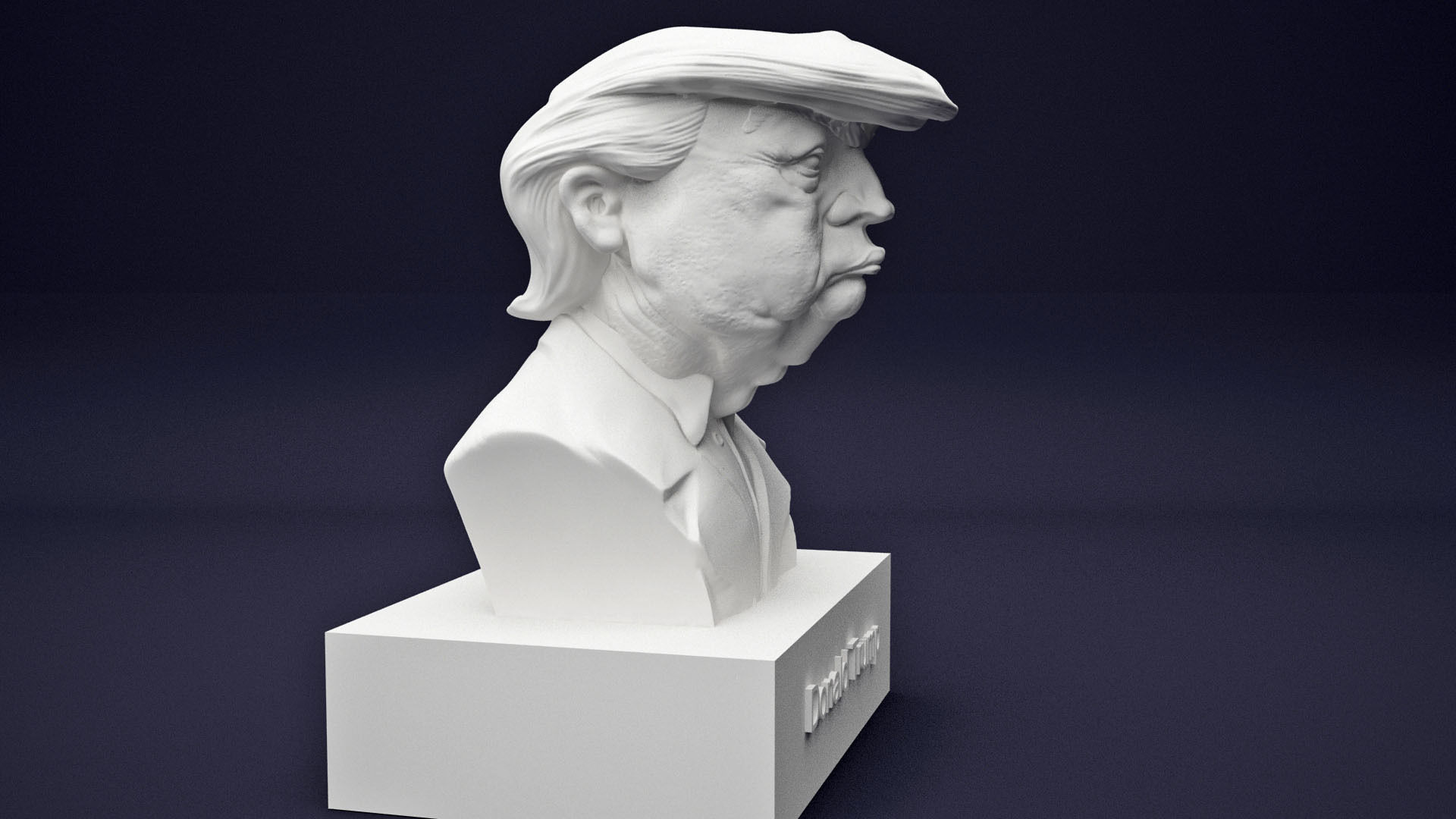 Donald Trump 3D model 3D printable | CGTrader