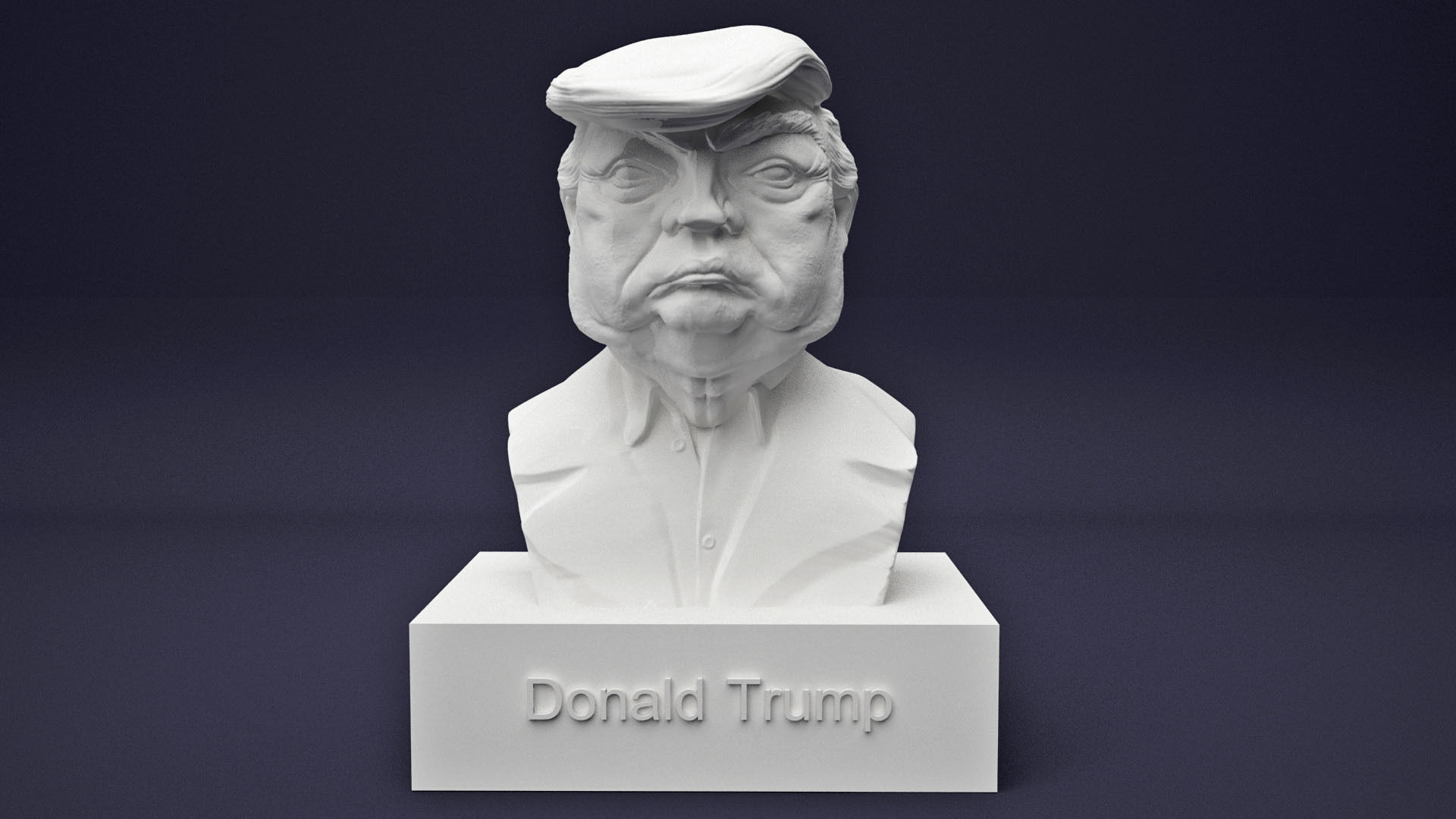 Donald Trump 3D model 3D printable | CGTrader