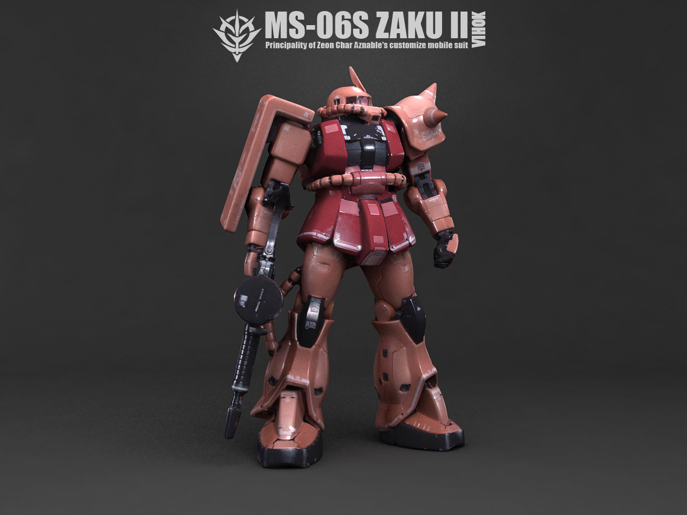 MS-06S ZAKU II MODEL 3D model | CGTrader
