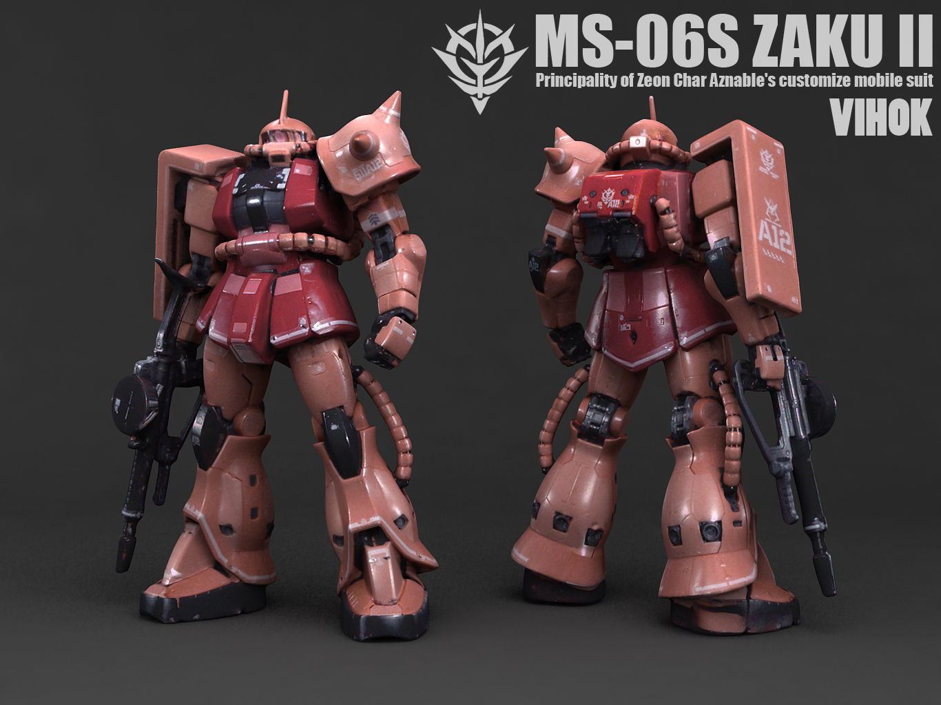 MS-06S ZAKU II MODEL 3D model | CGTrader