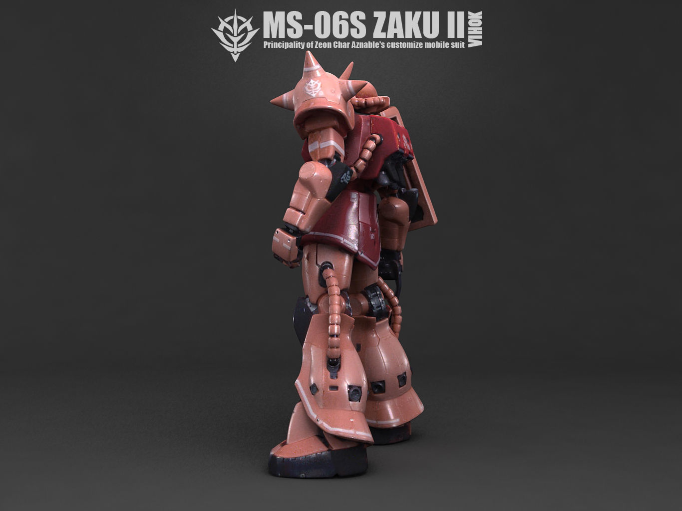 MS-06S ZAKU II MODEL 3D model | CGTrader