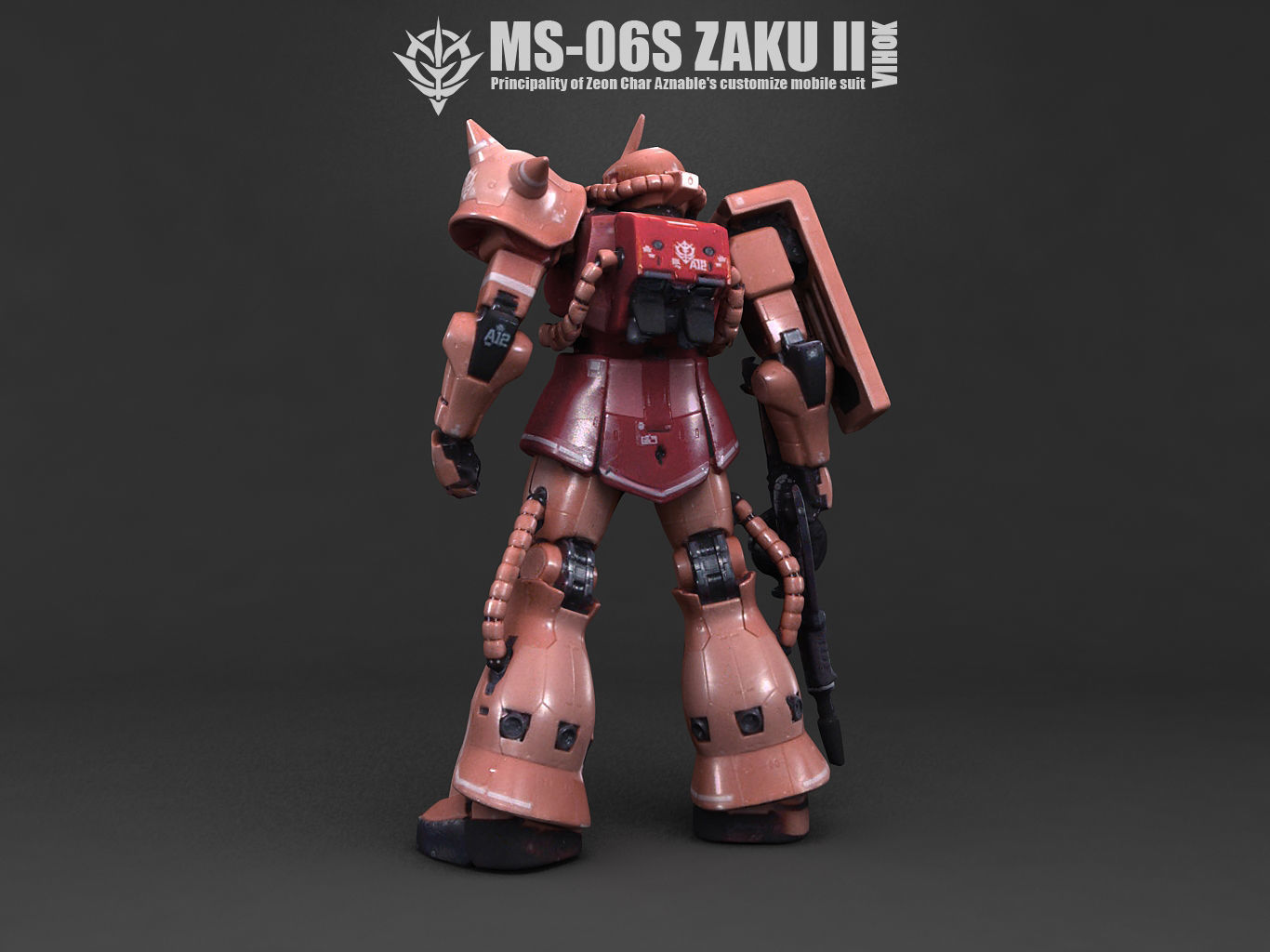 MS-06S ZAKU II MODEL 3D model | CGTrader