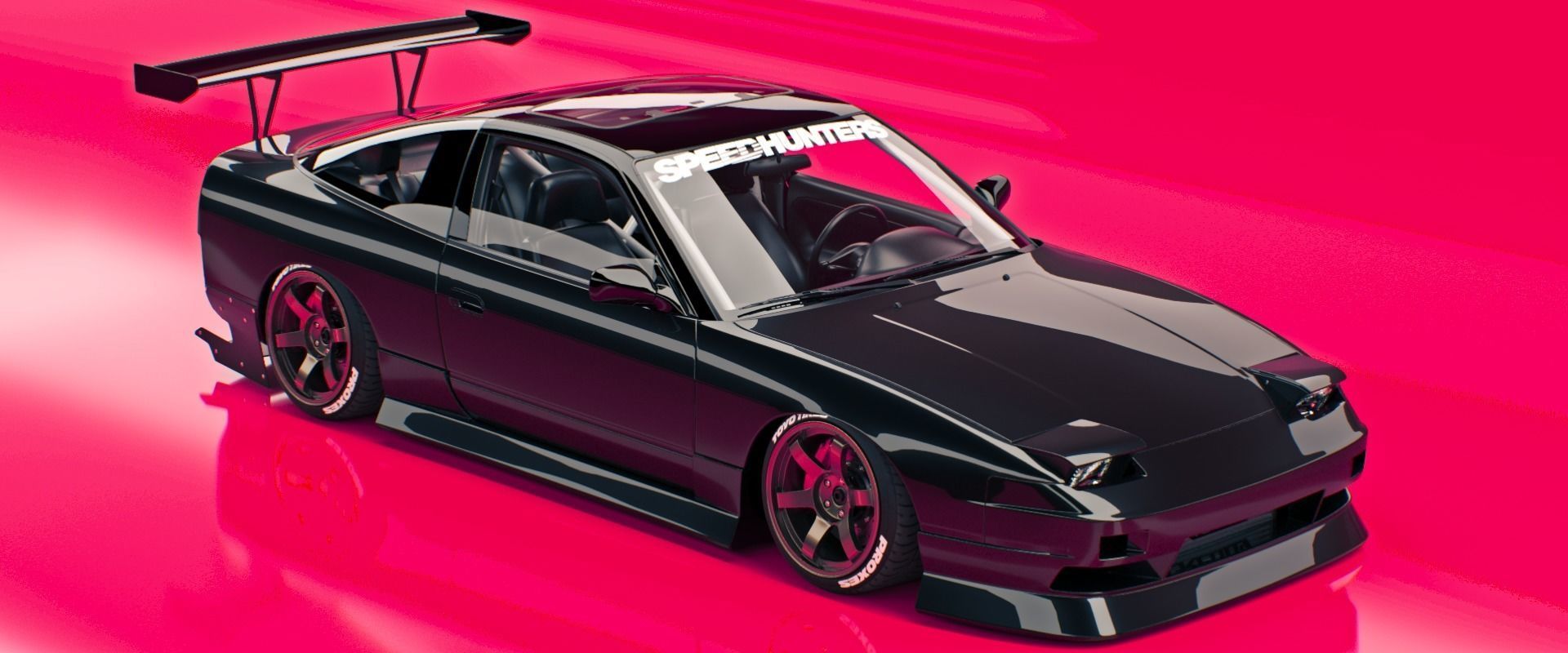 nissan 240sx tuning 3D model | CGTrader