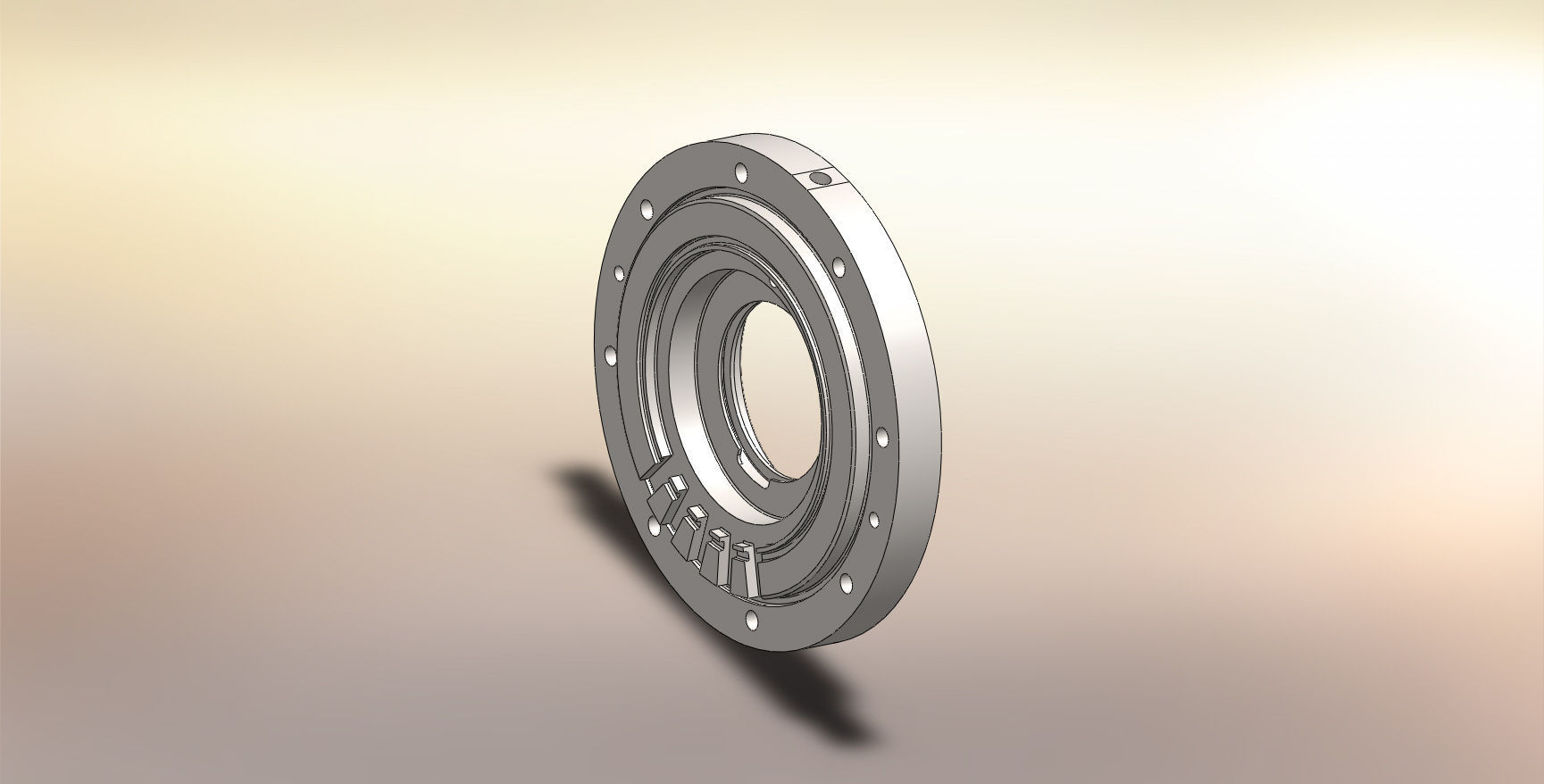 Cover flange 3D model | CGTrader