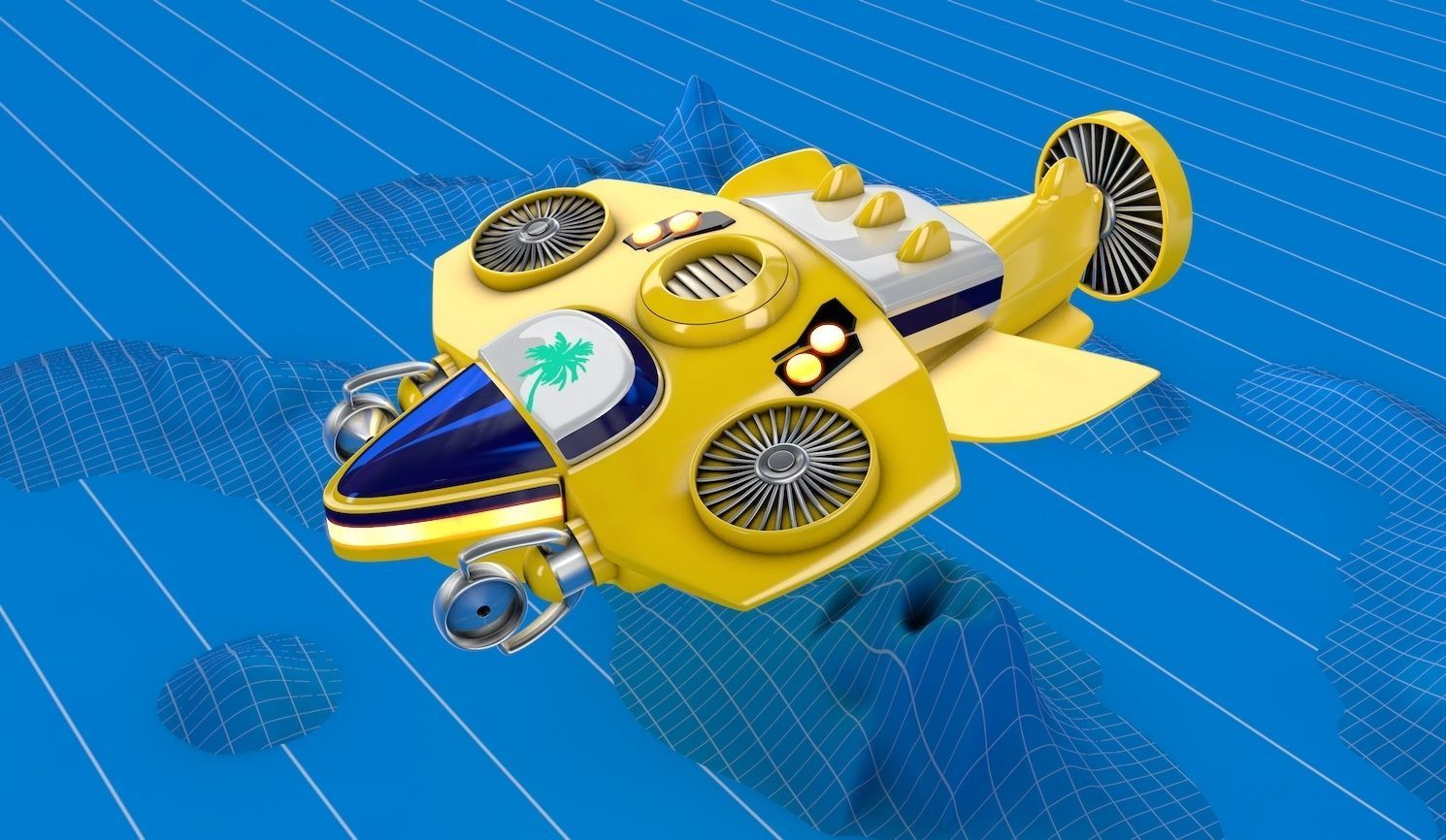 Submarine Capital Ship 3D model | CGTrader