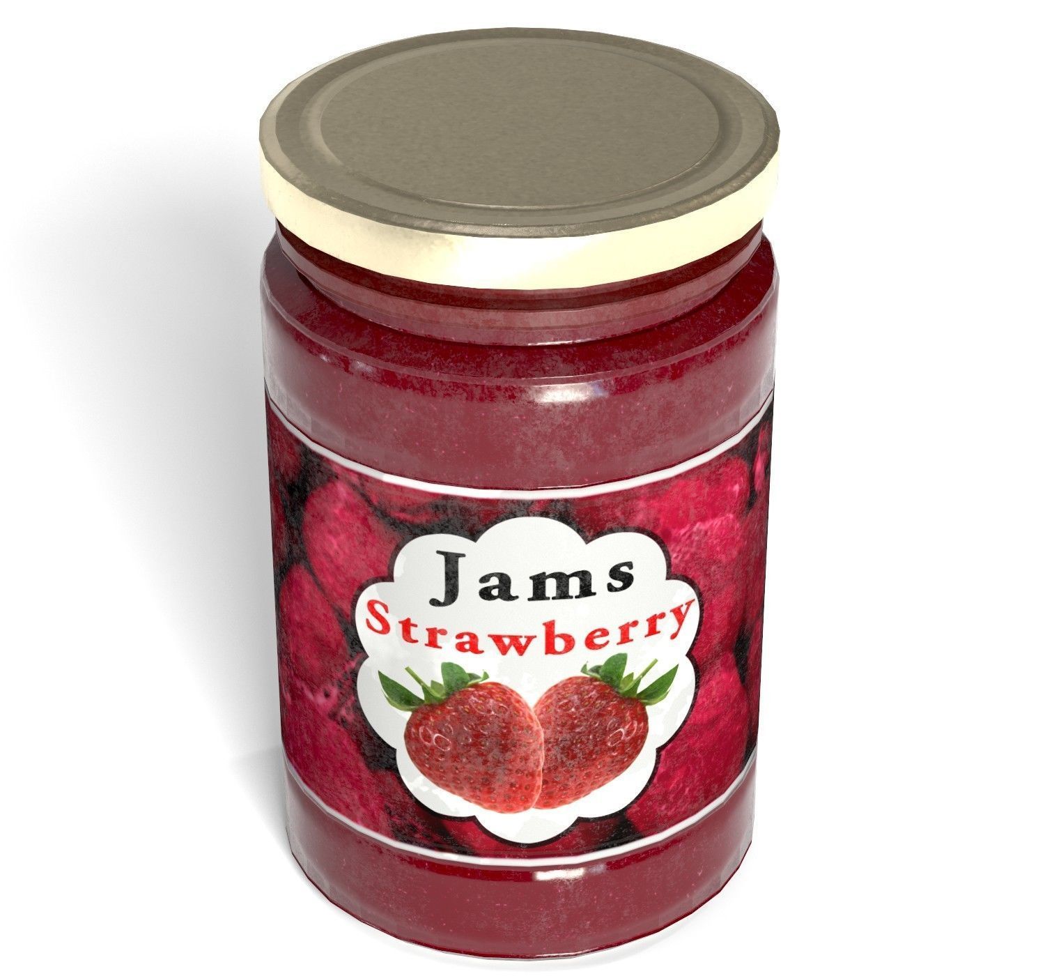 3D model jam jar - PBR - game-ready VR / AR / low-poly | CGTrader