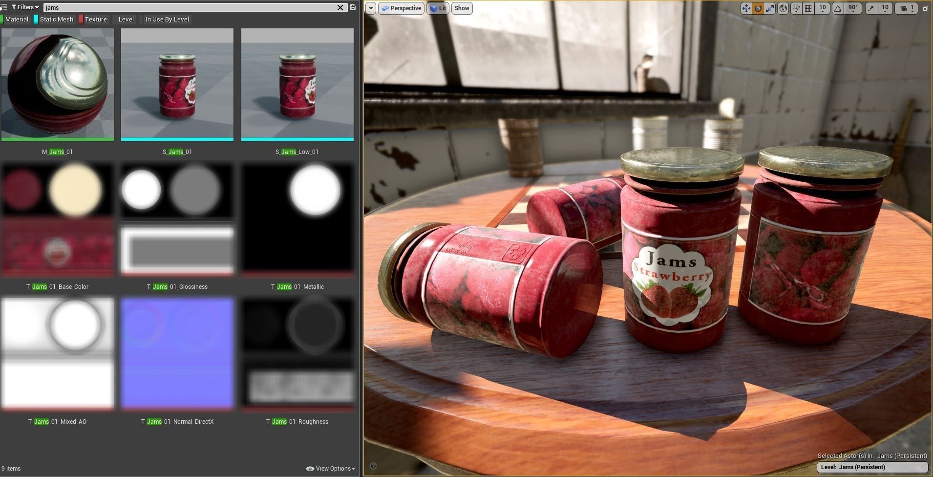3D model jam jar - PBR - game-ready VR / AR / low-poly | CGTrader