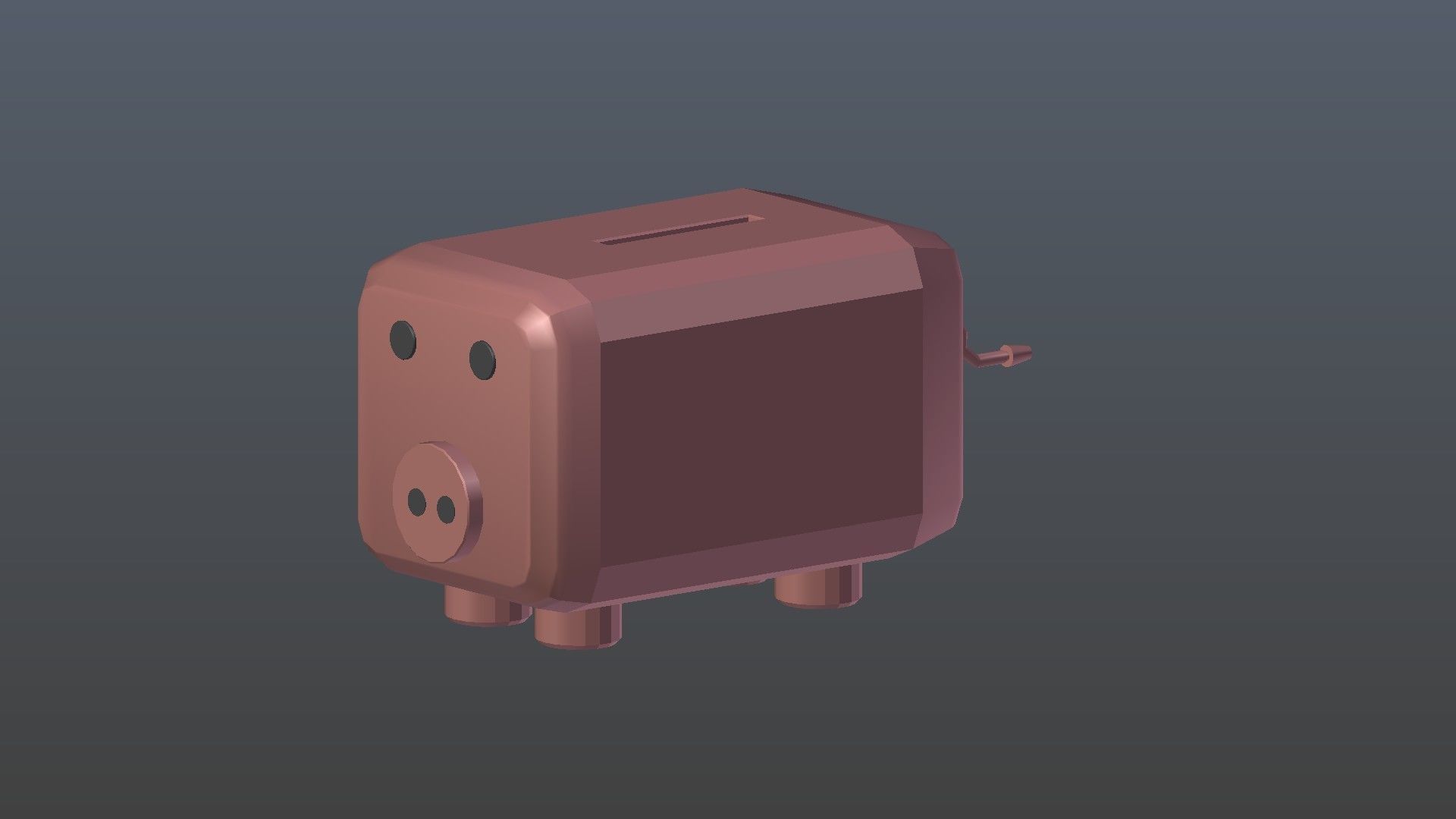 Low poly money box free VR / AR / low-poly 3D model | CGTrader