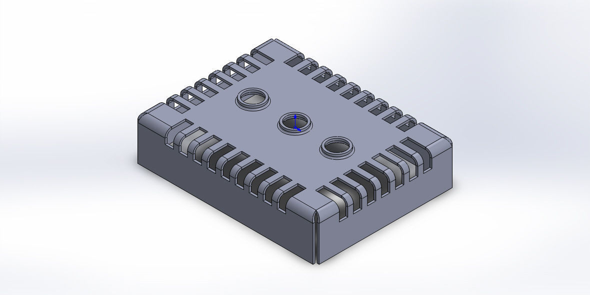 Sheet metal part box 3D model | CGTrader
