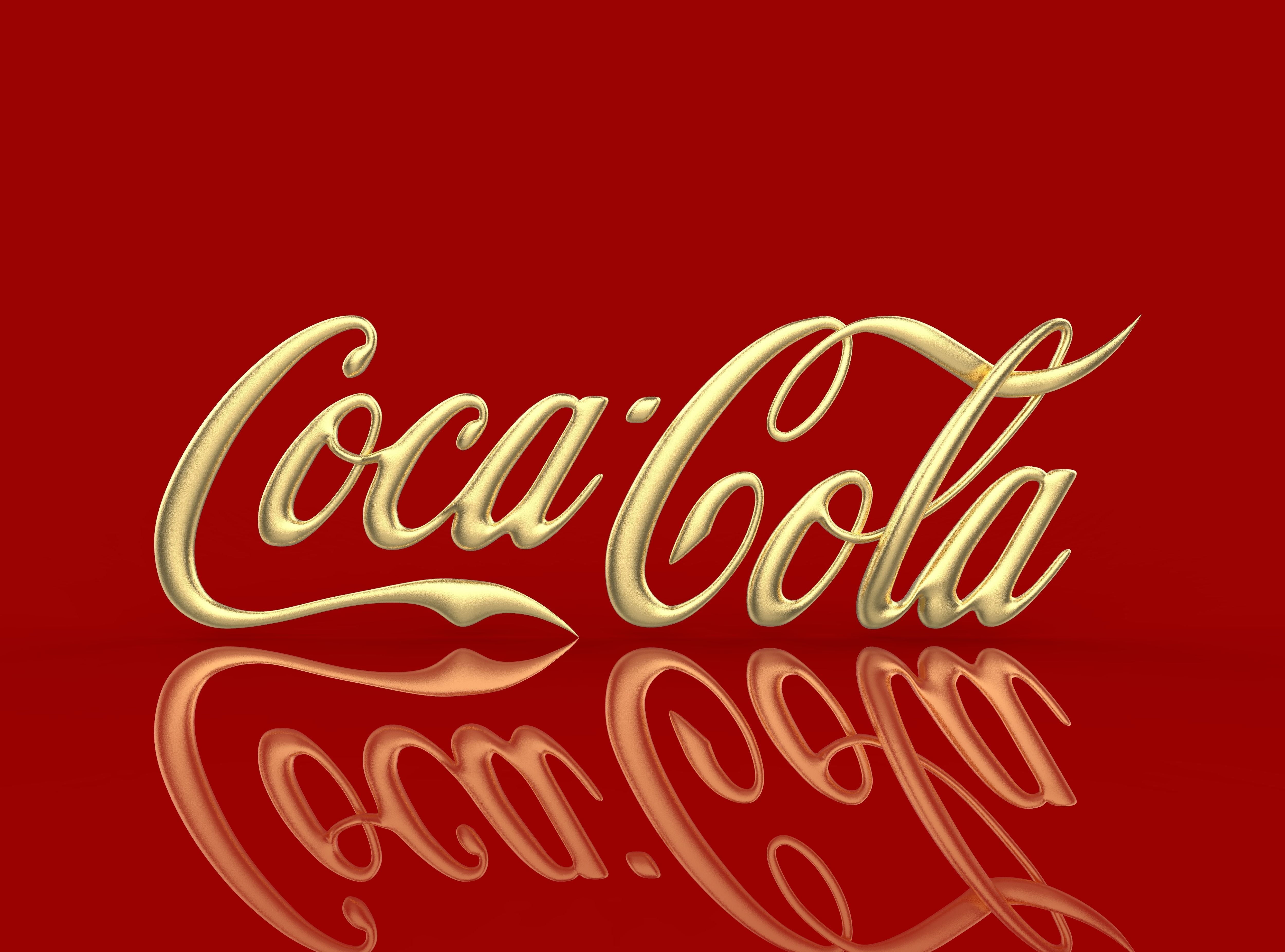 LOGO 3D COCA-COLA COCA-COLA LOGO TYPE LETTERS PREMIUM C4D 3D model 3D ...