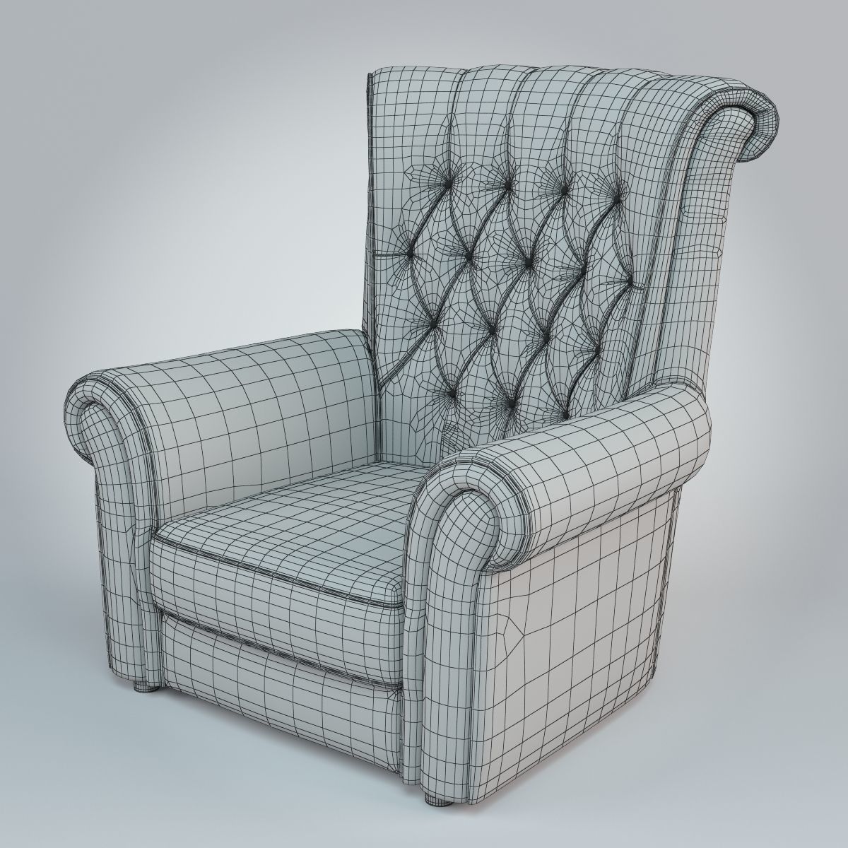 George Smith Library Chair 3D model | CGTrader