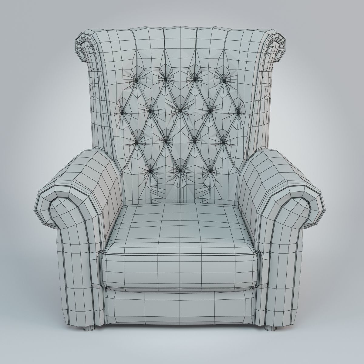 George Smith Library Chair 3D model | CGTrader