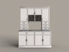 Modern Cabinet Hutch free VR / AR / low-poly 3D model | CGTrader