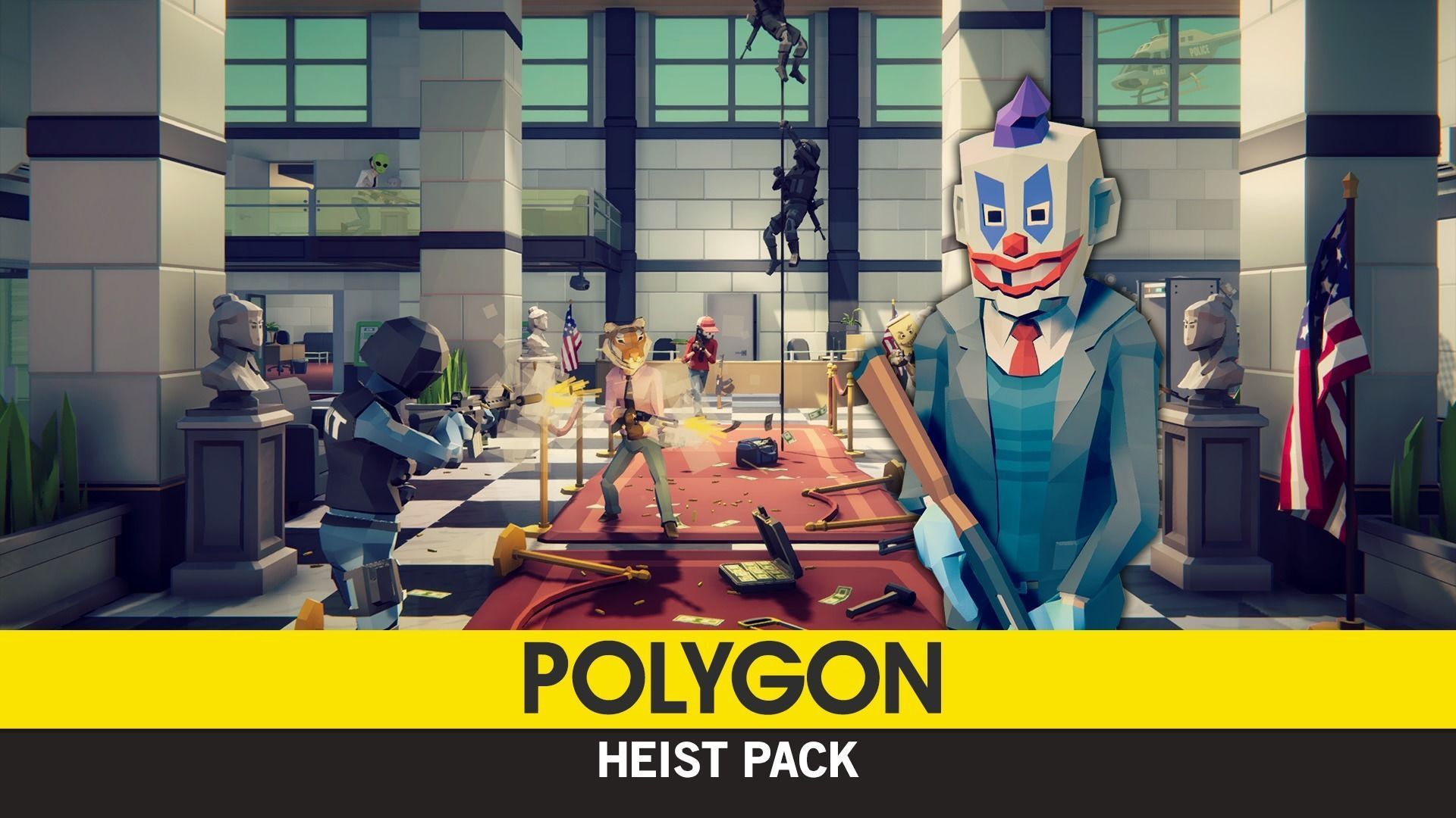 3D model POLYGON - Heist Pack VR / AR / low-poly rigged | CGTrader