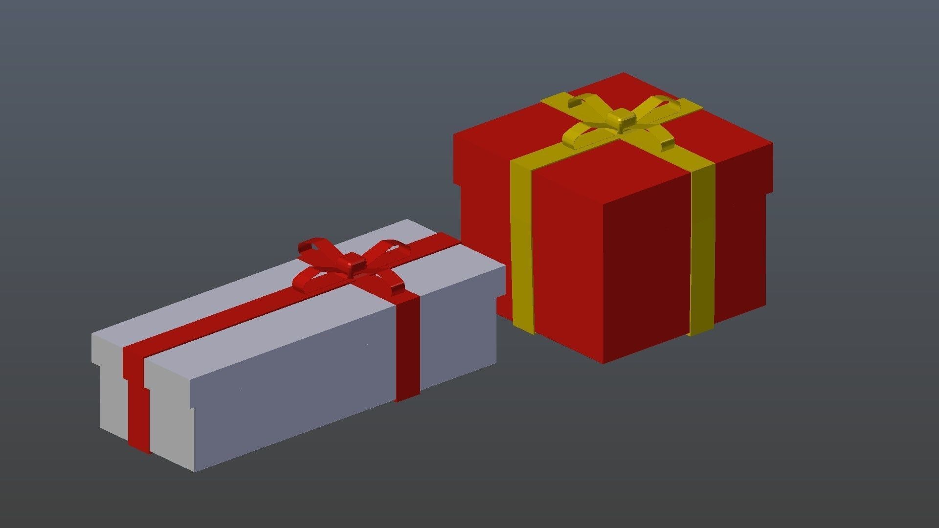 3D model Low poly Gifts Boxes 1 VR / AR / low-poly | CGTrader