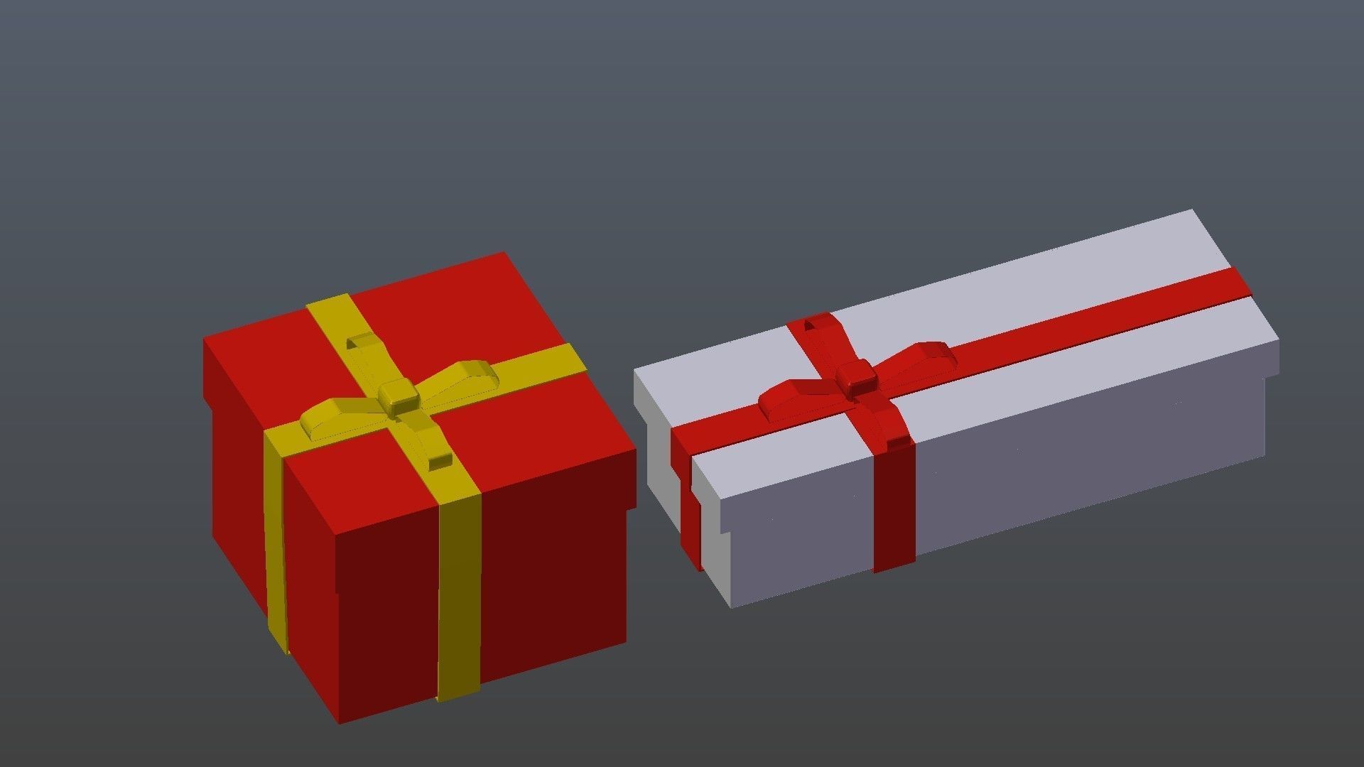 3D model Low poly Gifts Boxes 1 VR / AR / low-poly | CGTrader