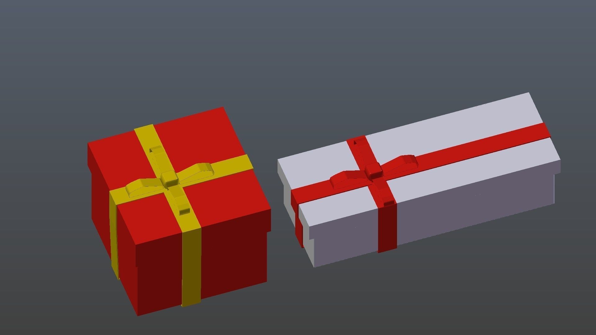 3D model Low poly Gifts Boxes 1 VR / AR / low-poly | CGTrader