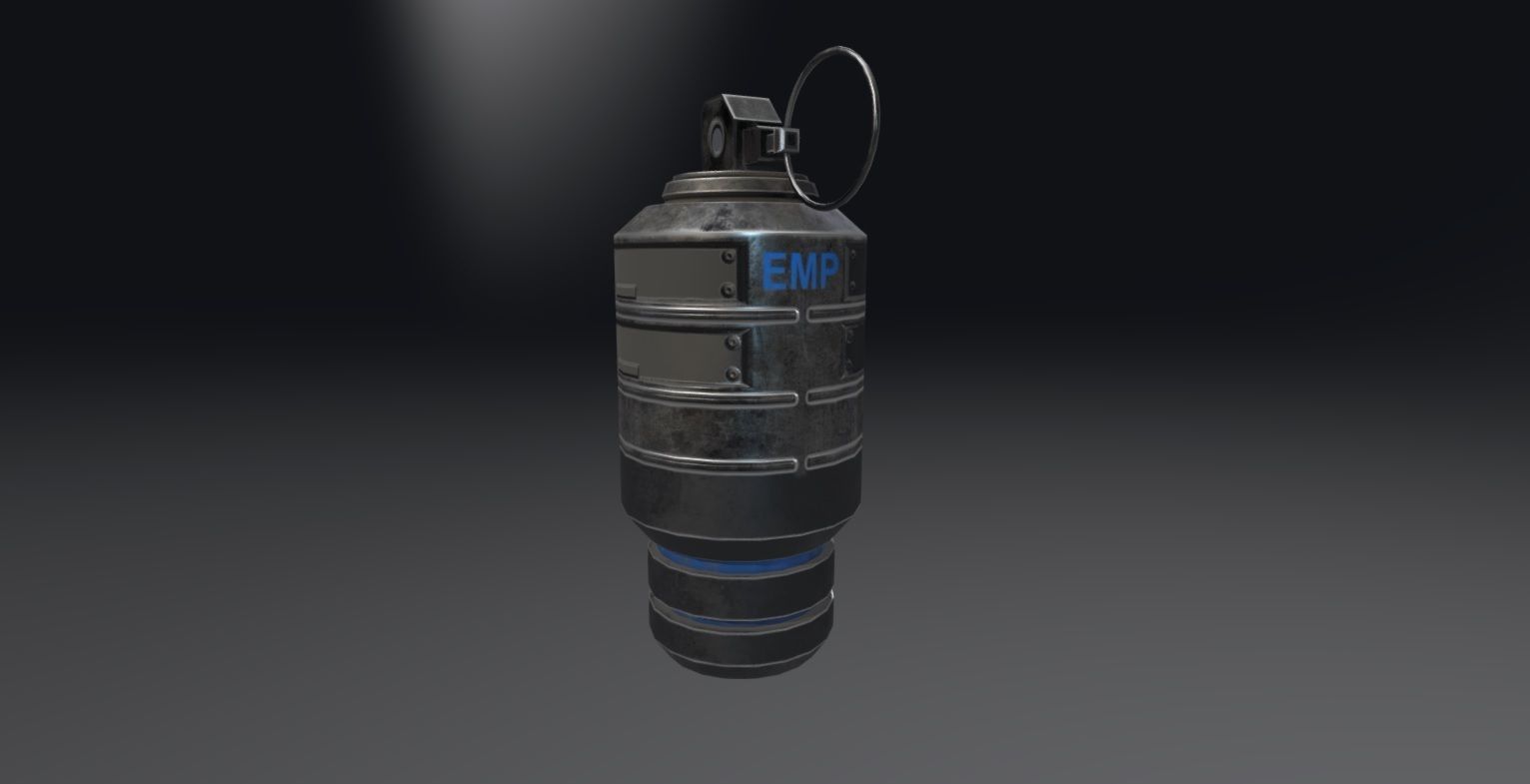 3D model EMP Grenade VR / AR / low-poly | CGTrader