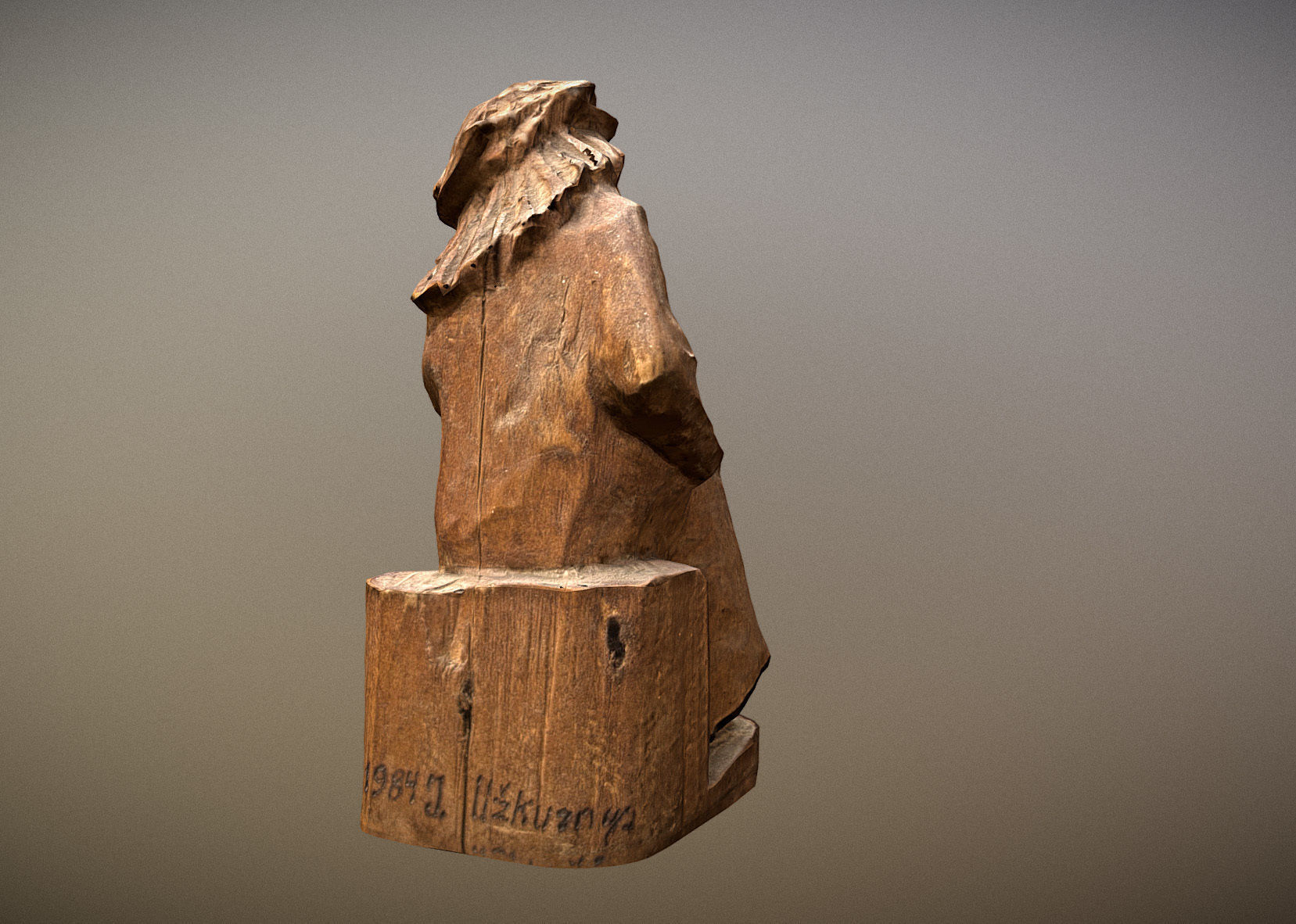 Photorealistic scanned sculpture of Pensive Jesus Christ 3D model ...