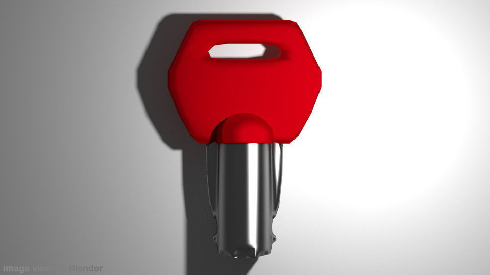 Tubular Key 3D model | CGTrader
