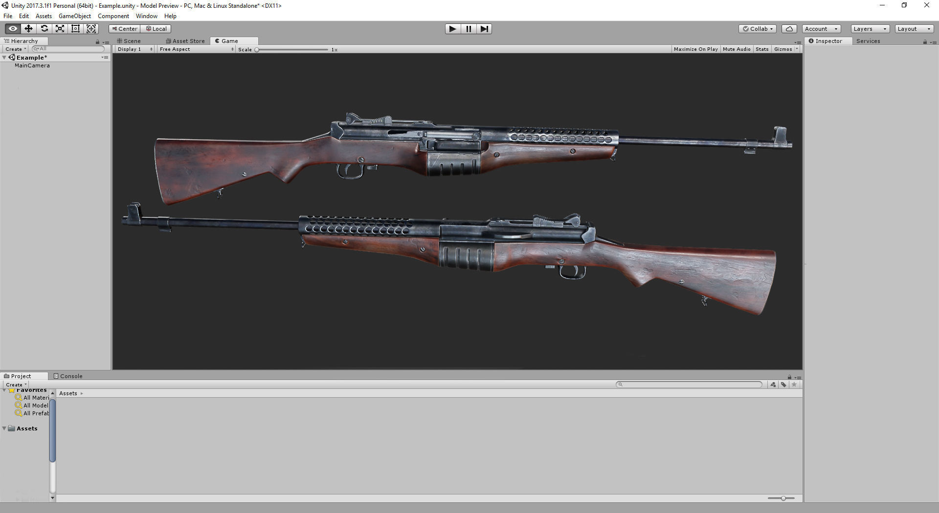 3D model PBR M1941 Johnson Rifle VR / AR / low-poly | CGTrader