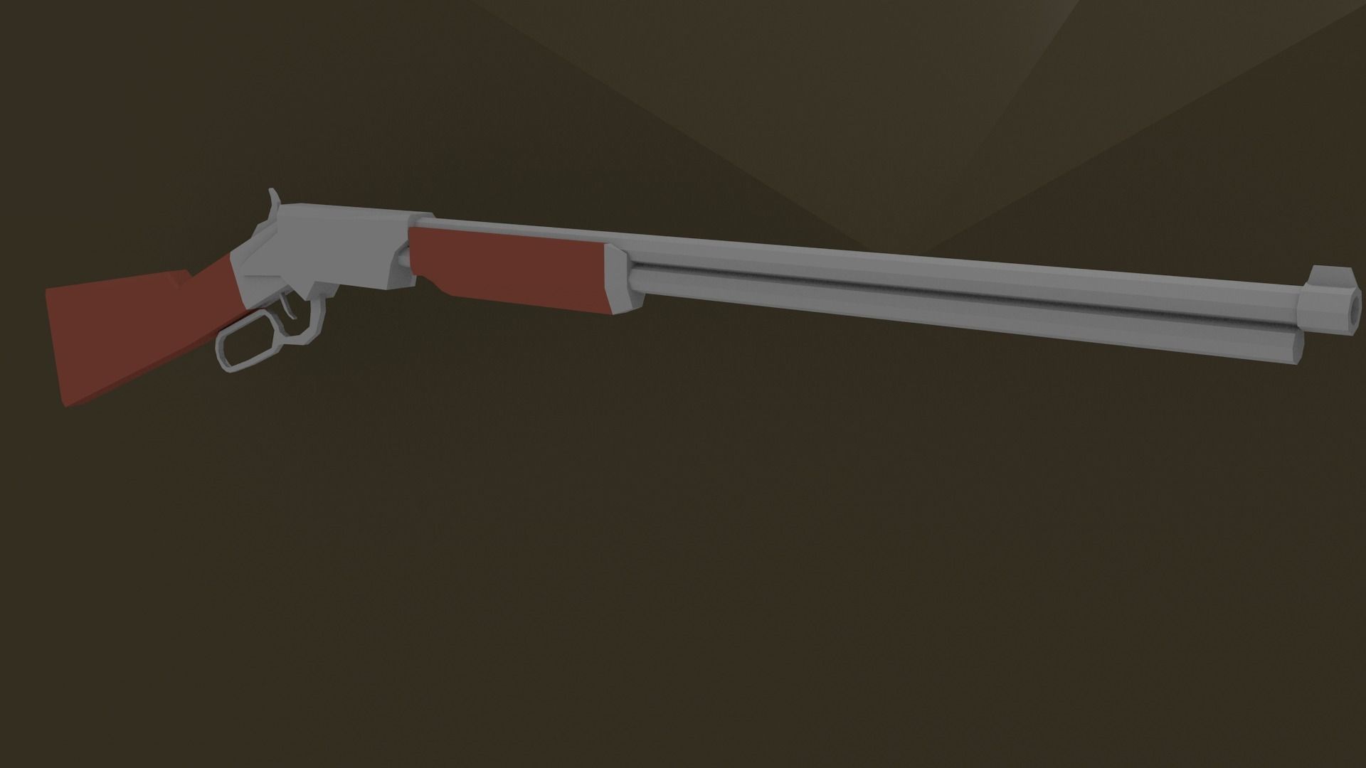 3D model Low-Poly Lever Action Rifle VR / AR / low-poly | CGTrader