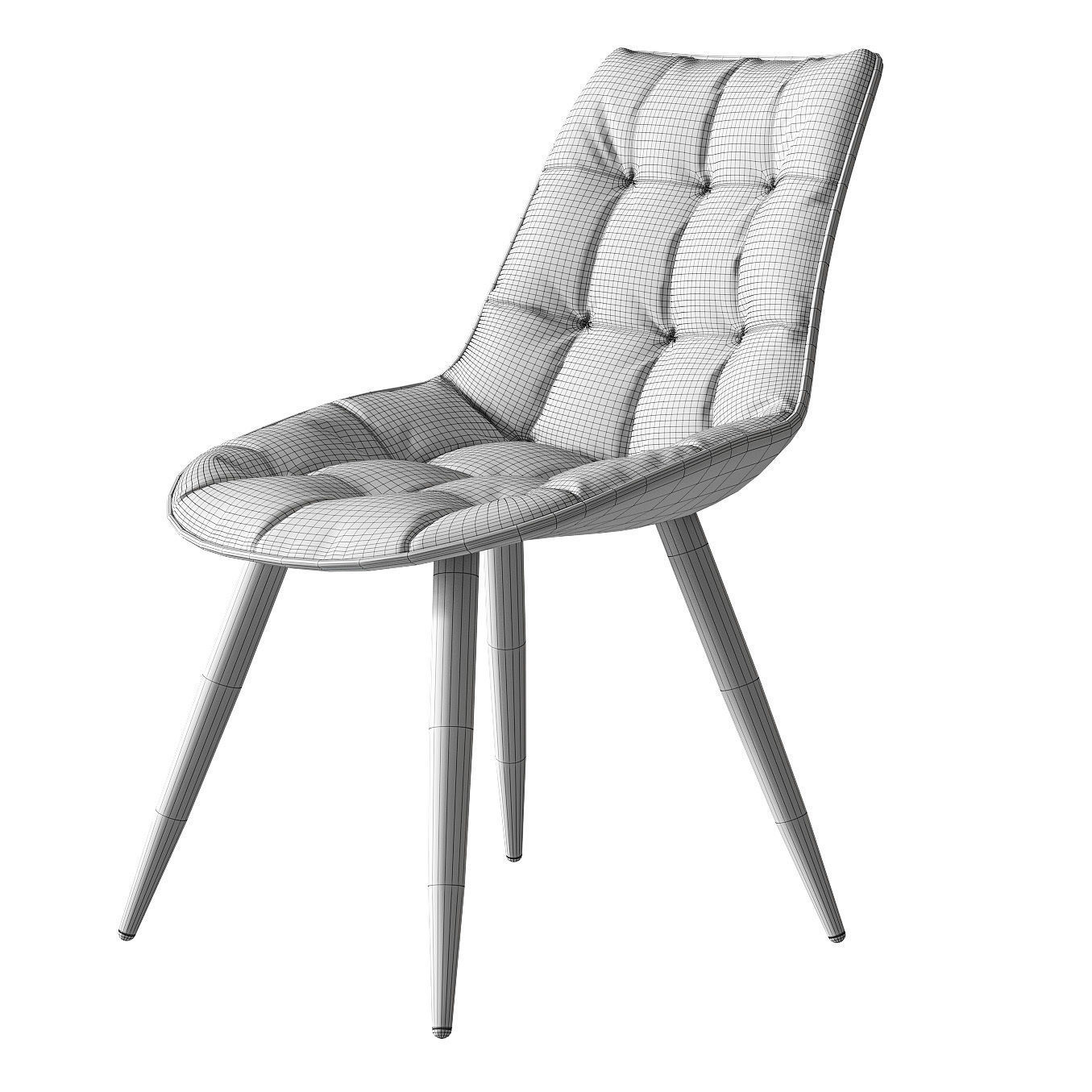 Rudolf chair by Castle Line free 3D model | CGTrader