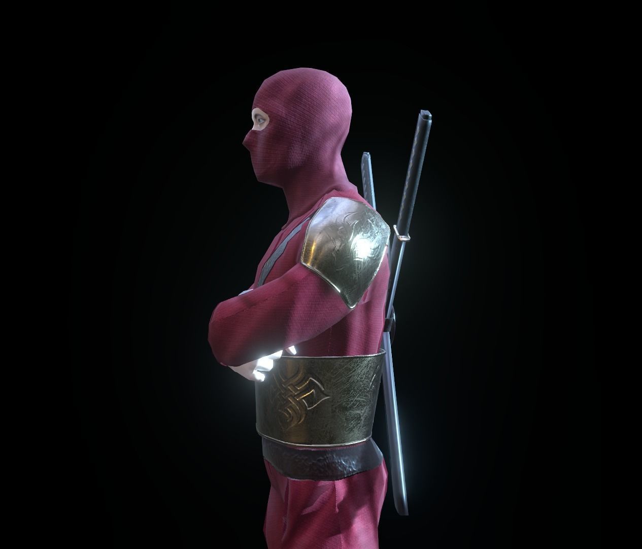 Low Poly Ninja Assassin Enemy free VR / AR / low-poly 3D model | CGTrader