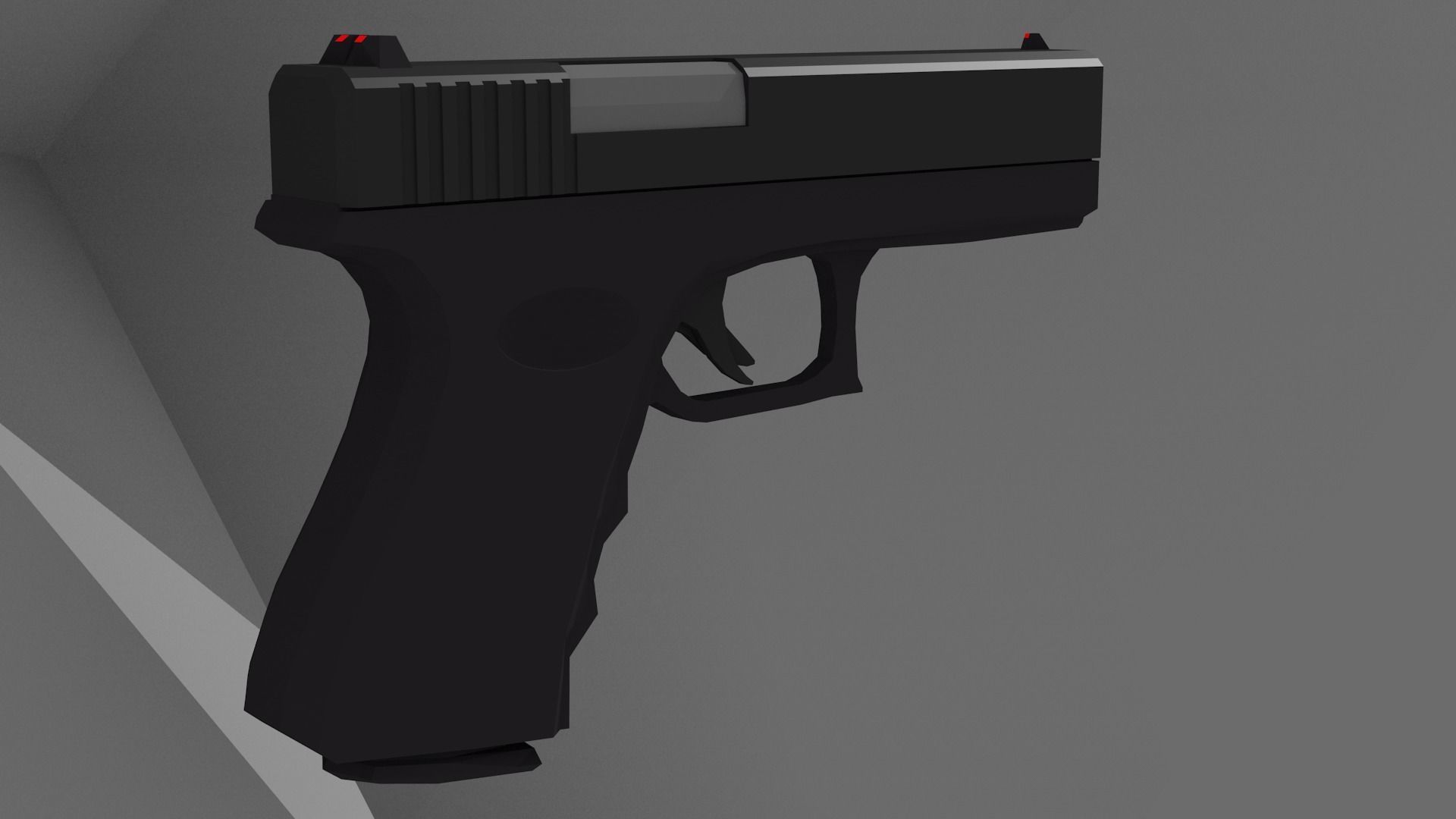 3D model Low-Poly Glock 19 VR / AR / low-poly | CGTrader